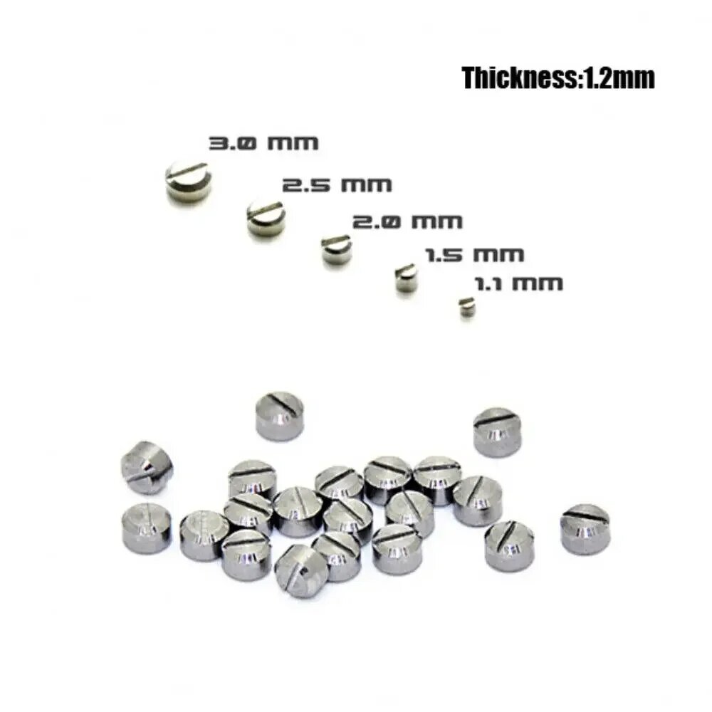 Металлические детали для моделей, 30 шт, цвет 1.5MM