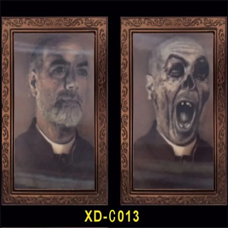 Хэллоуинская 3D фоторамка-призрак, Цвет: 3