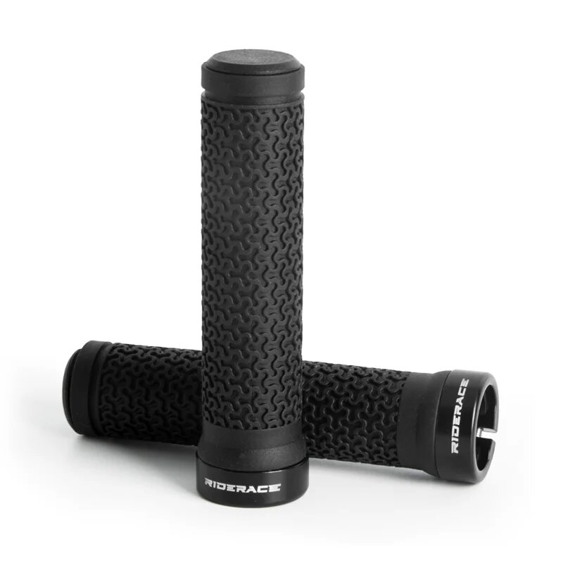 RIDERACE Ручки на руль MTB черные, резиновые