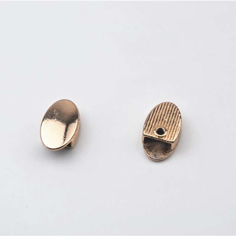 Заглушки на молнию, 12х20 мм, Lightgold