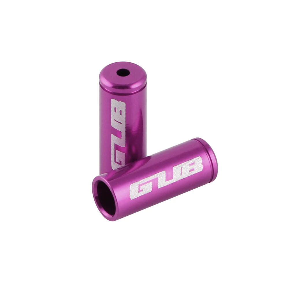 GUB Крышки для тросов велосипеда, фиолетовый, 10шт, 4mm