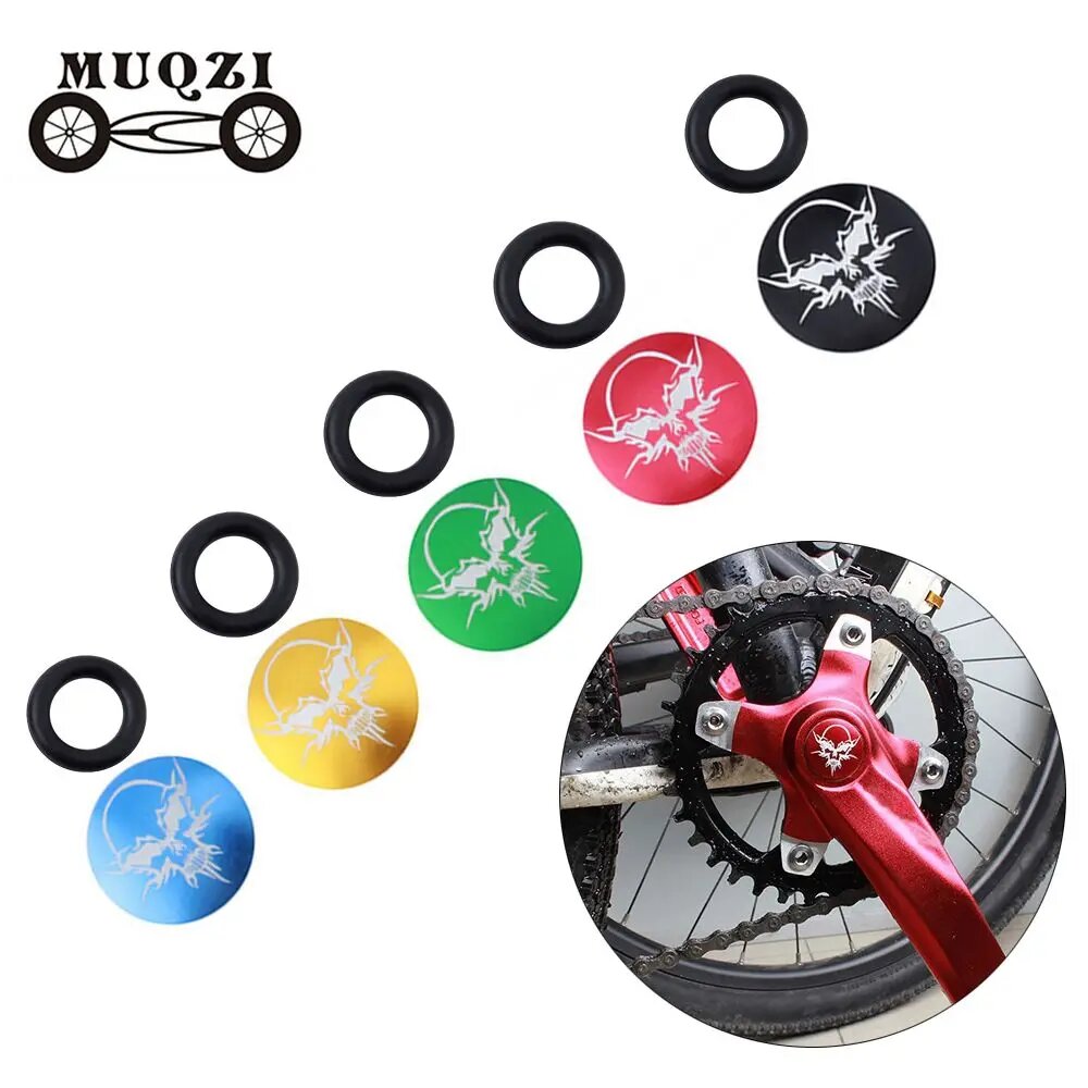 Алюминиевые водонепроницаемые крышки шатунов для велосипедов Green