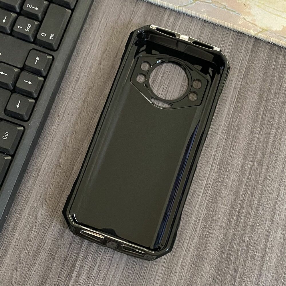 Противоударный Чехол для Doogee S118 / Черный Защитный мягкий чехол на смартфона Doogee S118/ мягкая оболочка из ТПУ материал, Легкий и тонкий Черный защитный мягкий чехол тонкий TPU