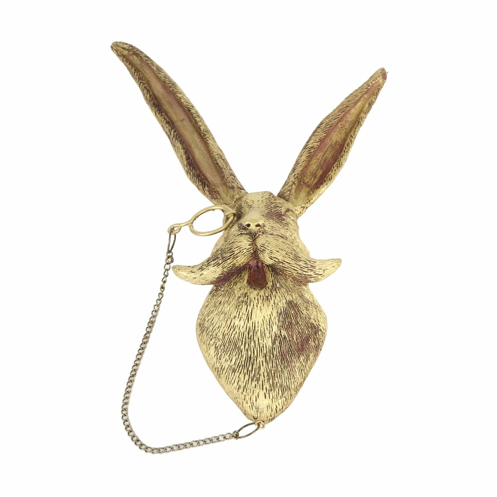 Декоративная висячая скульптура из бронзированного резинового животного, водонепроницаемая, для интерьера дома