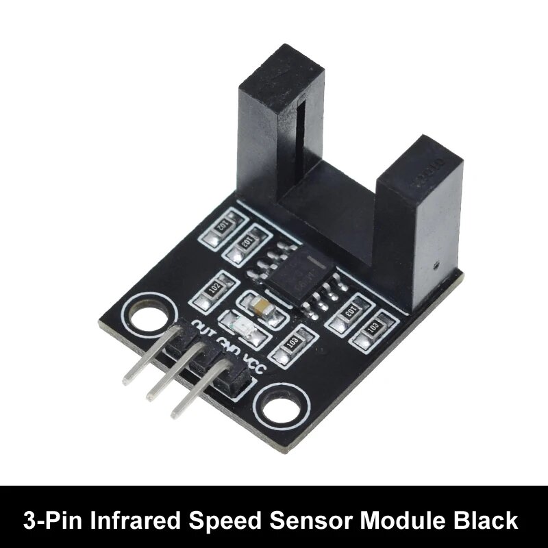 3-Pin Инфракрасный Датчик Скорости Black