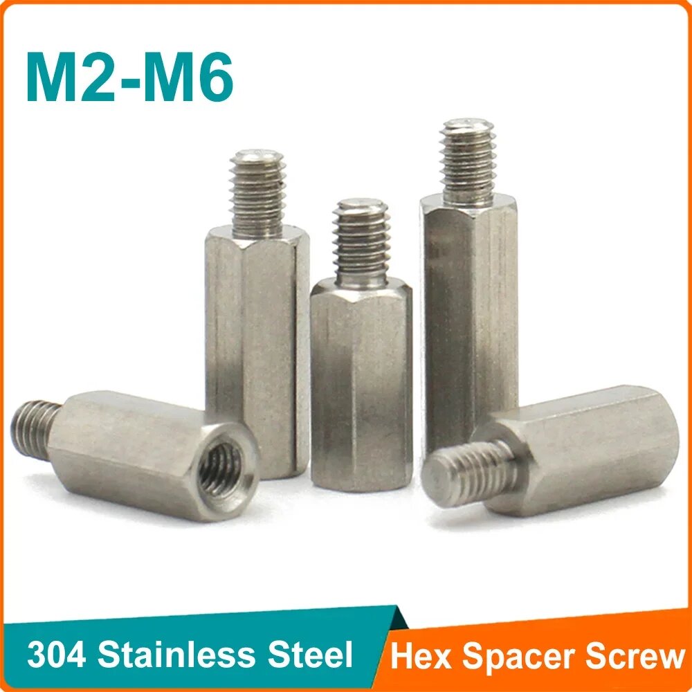 Стопорные шайбы из нержавеющей стали M2.5-M6, длина 8mm