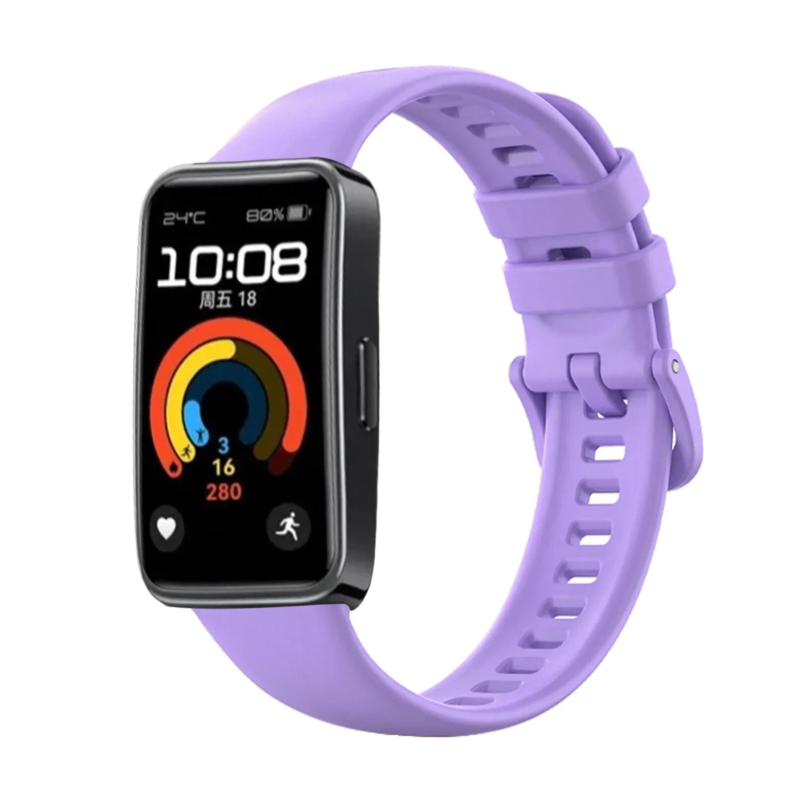 Фиолетовый фитнес-браслет, Color: Purple