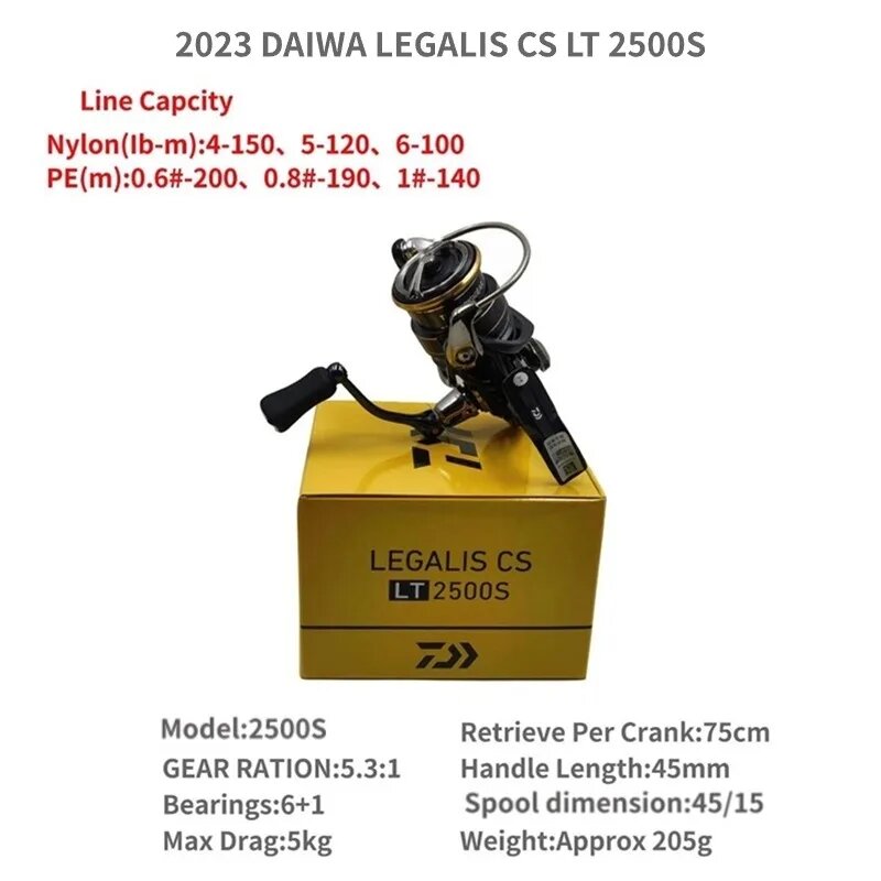 DAIWA LEGALIS CS LT безынерционные катушки для спиннинга 2500S