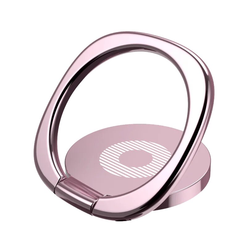 360 градусов кольцо на палец держатель металлическая подставка для телефона держатель Rose Gold