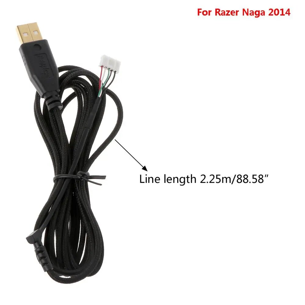 Кабель USB Razer Naga 2014, 2.25m, Цвет: 233