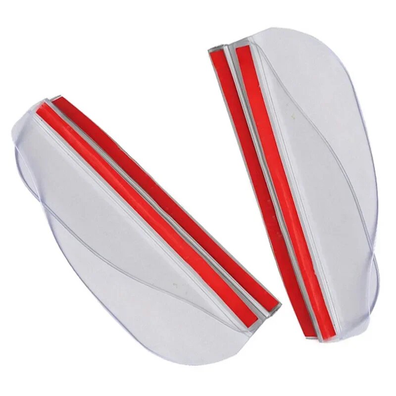 2 шт, защитный козырек для зеркала заднего вида из углеродного волокна 4pcs Transparent B