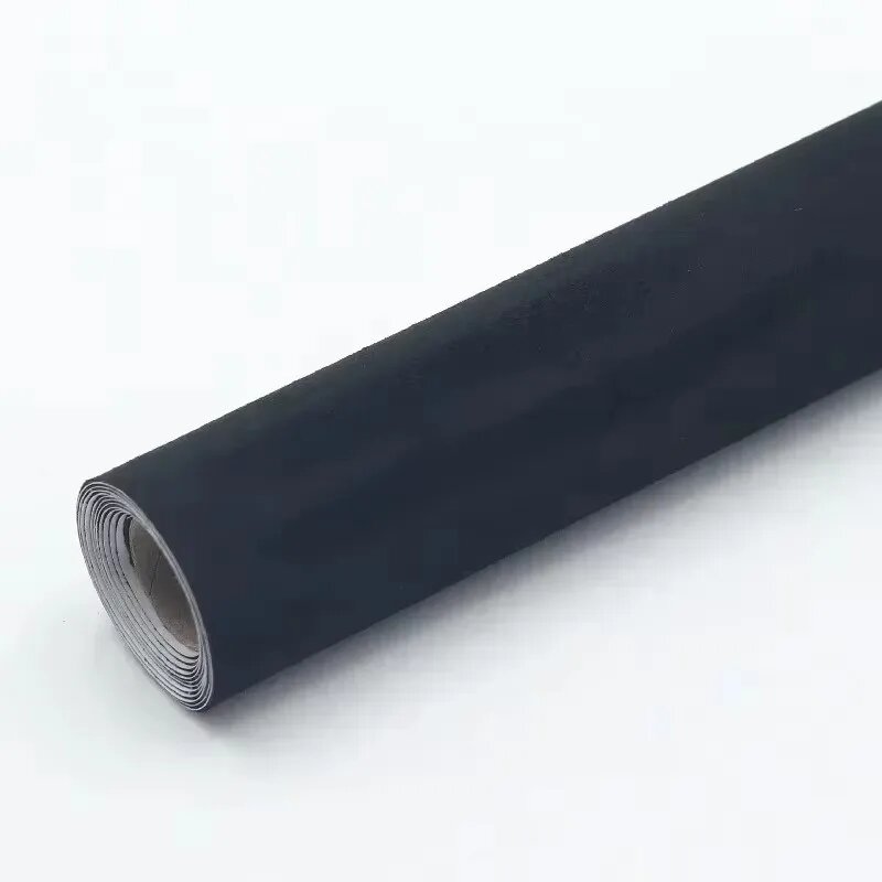 Самоотклеивающаяся искусственная замша Черный, 50x300cm, Black