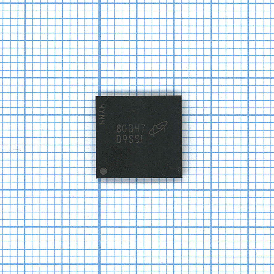 Микросхема памяти MT52L512M32D2PF-107 WT: B D9SSF с разбора
