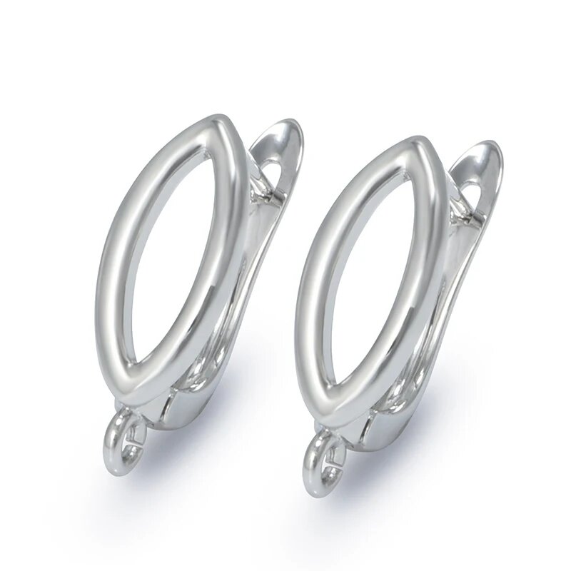 Серебряные застежки для сережек YANASI, rhodium