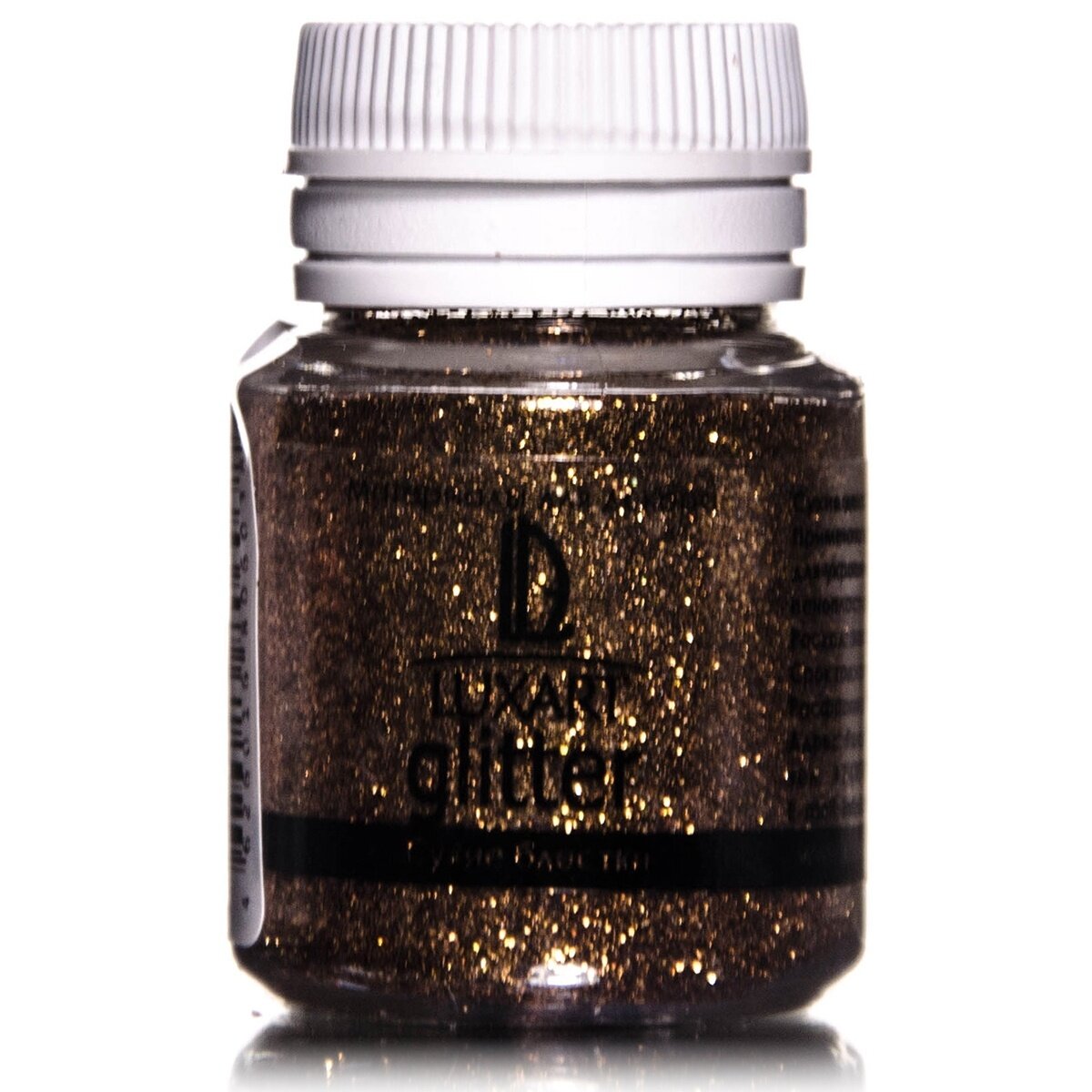 Блестки LUXART "LuxGlitter" декоративные, цвет Бронза, 20 мл
