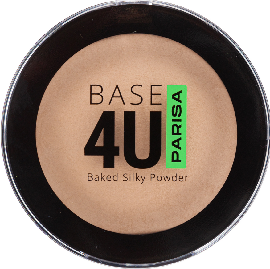 Пудра Parisa для лица запеченная Base 4U, тон 06 Tan, 13 гр