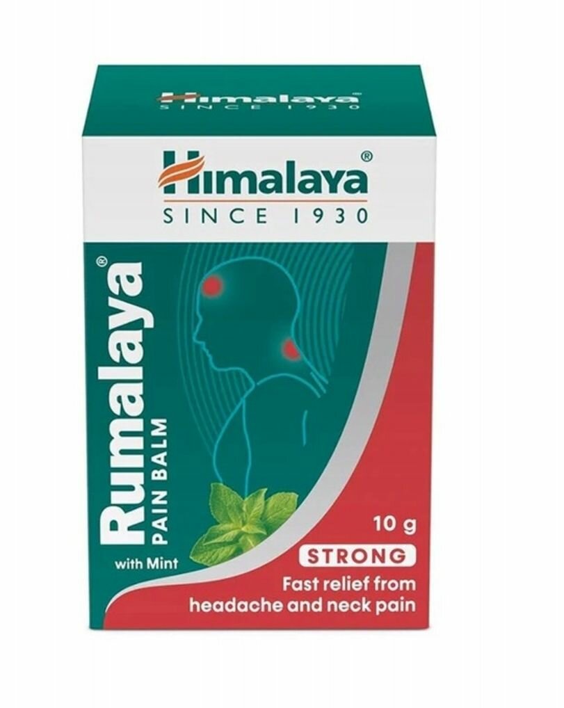 Комплект 2шт. Бальзам Pain Balm Strong Himalaya 10 мл Индия