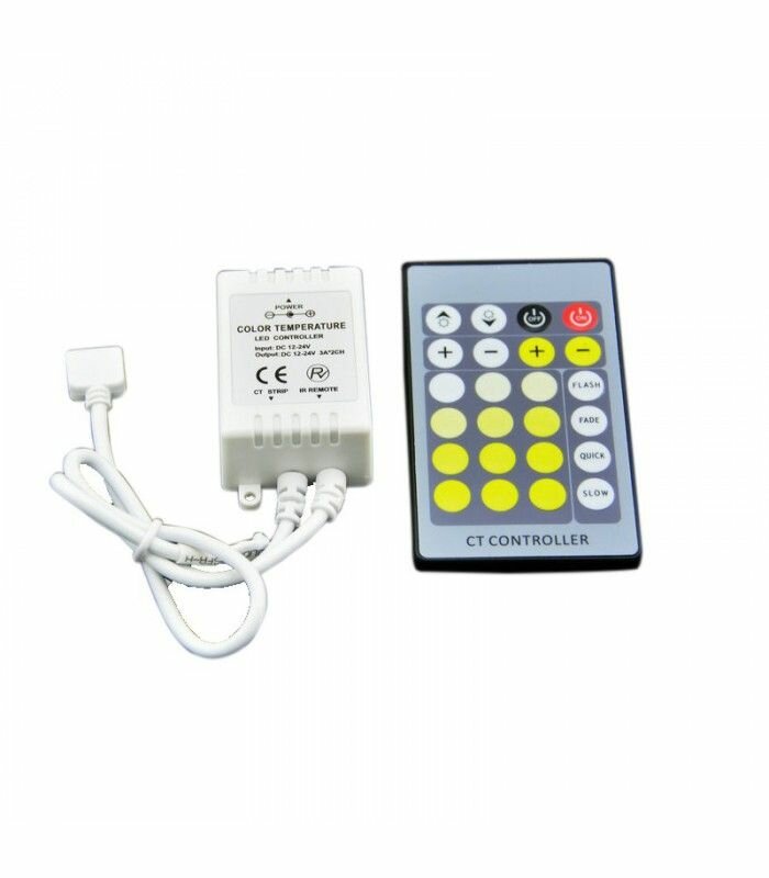 Контроллер 24 IR, 12-24 В, 6 А, 72-144 ВТ. MIX WHITE