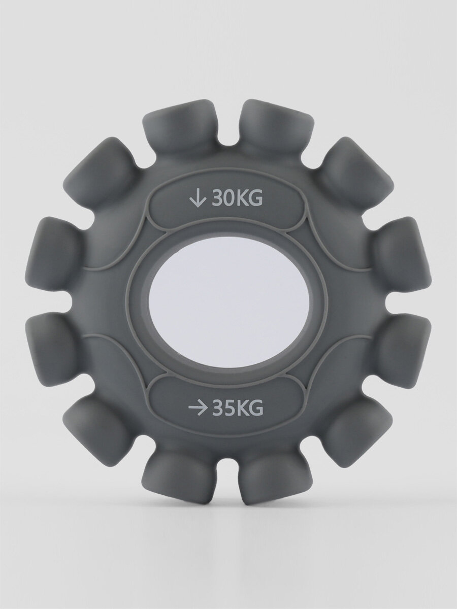 Эспандер кистевой с двумя нагрузками Hardcore Training 30-35 кг Grey