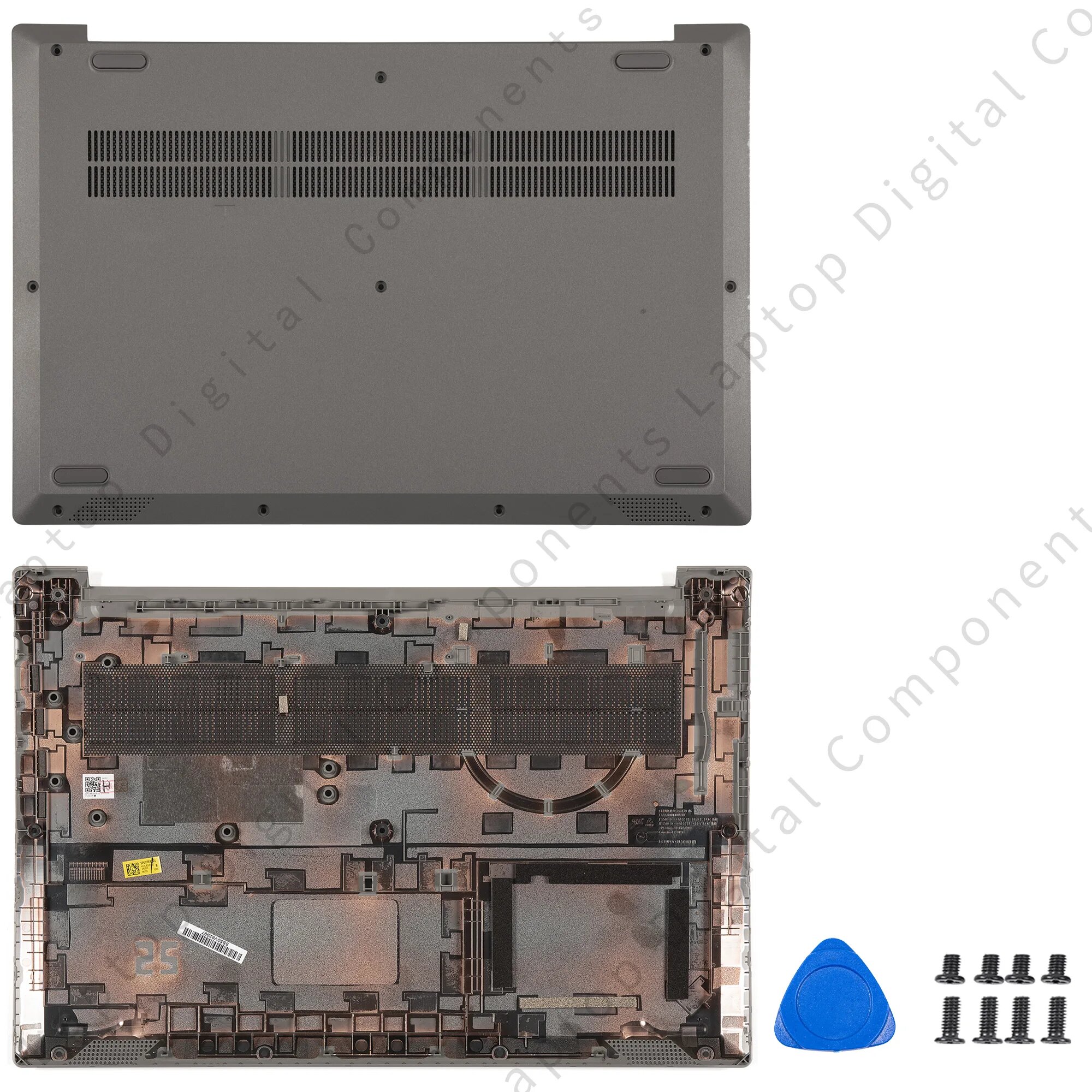 Чехол для Lenovo Ideapad S145-15 серебристый Silver D Cover
