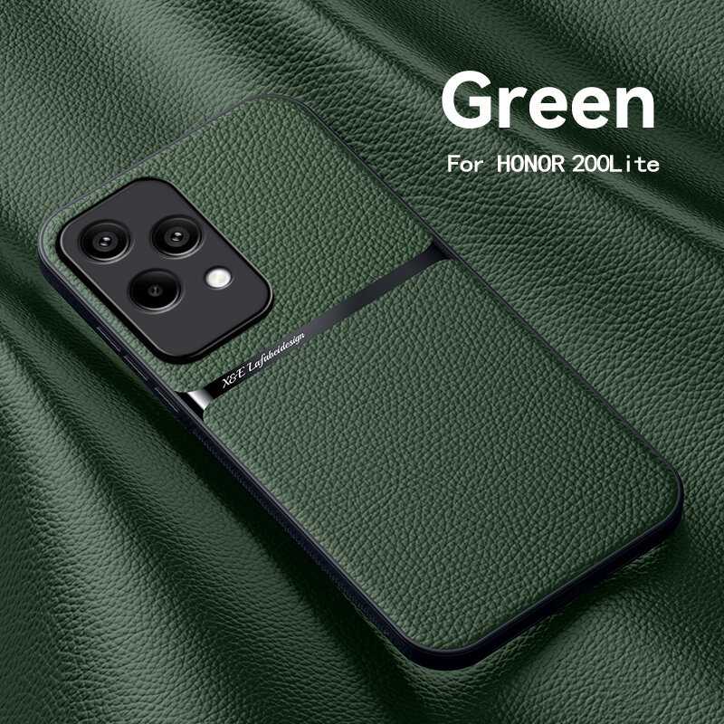 Подходит для Honor 200 Lite/Хонор 200 Lite Чехлы для телефонов, защитой камеры и противоударным кожаный, 200 Lite, подставка, soft touch,360° Полная защита, резина, пластик, силикон, защита камеры