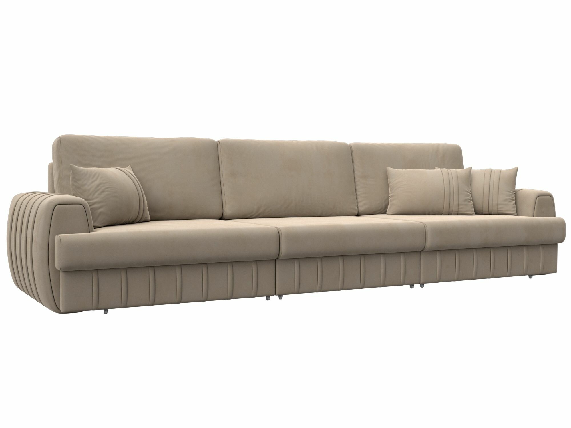 Диван прямой Флоу НПБ Лонг, Велюр