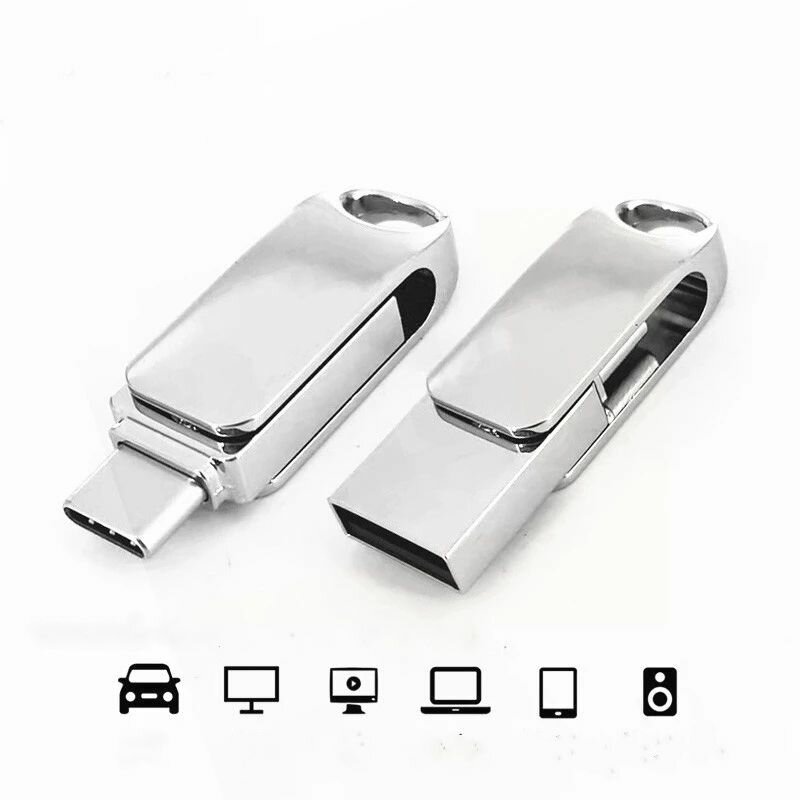 Мини-металлический накопитель USB/type-C