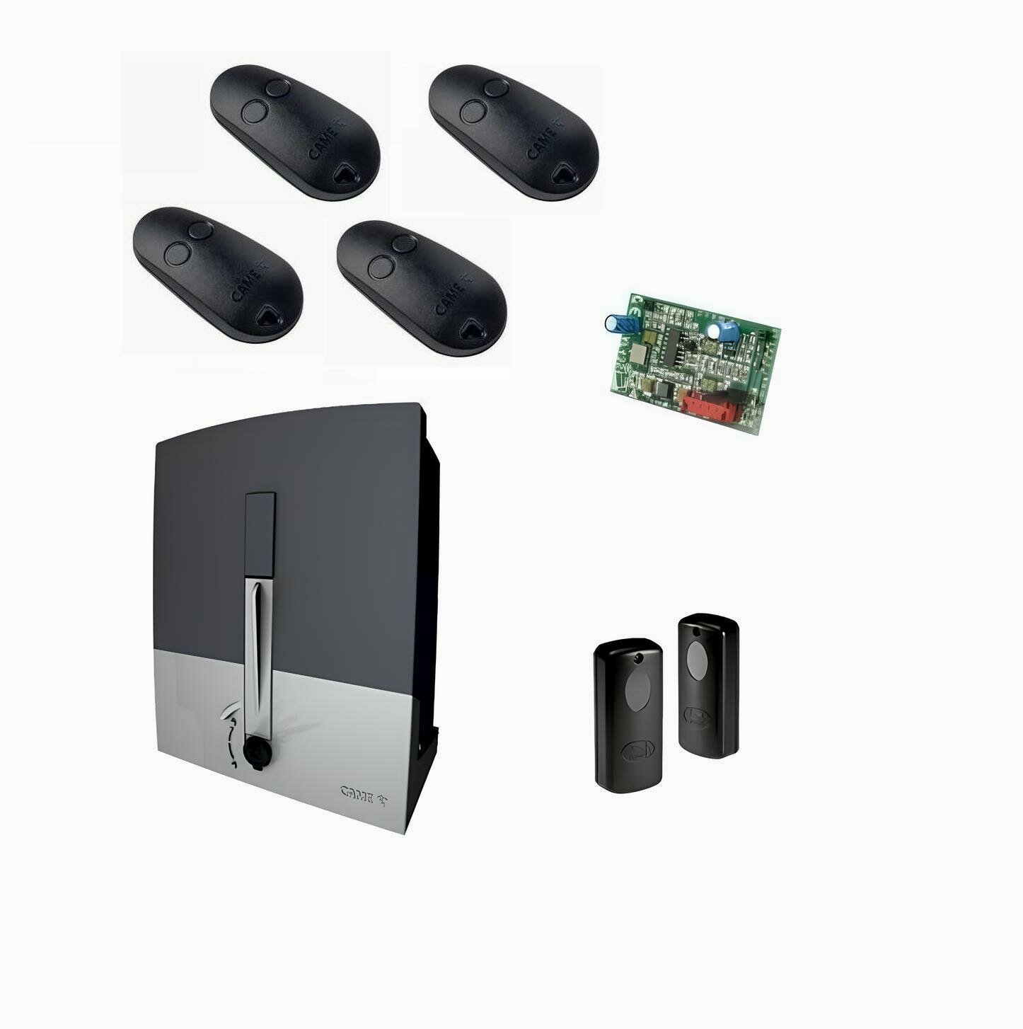 Автоматика для откатных ворот BXL04AGS KIT-F-T4, комплект: привод, радиоприемник, 4 пульта, фотоэлементы