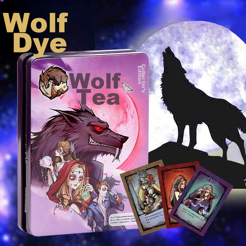 Wolf's Bane Card Game, Official Board Game Set, "Close Your Eyes When It's Dark to Kill", Casual Party Game, Playing Cards
