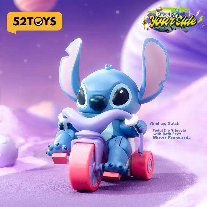 52TOYS Stitch in Pocket Series Poseable Figure Cute Blind Box Trendy Toy Action Figure Collectible Random Single