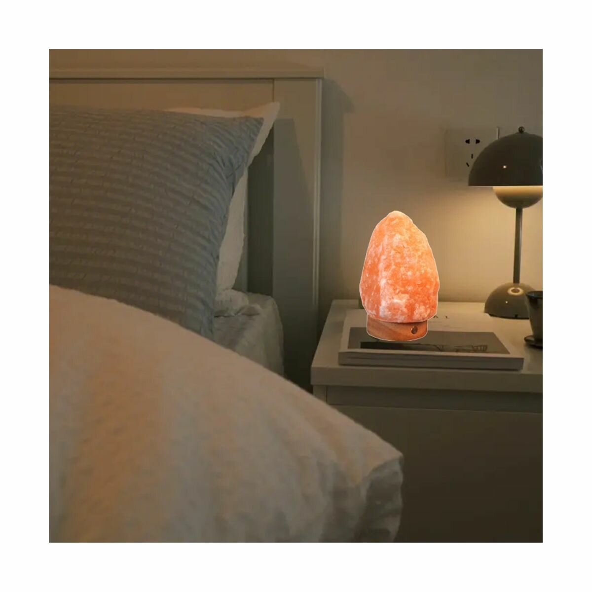 Гималайская кристаллическая соляная лампа USB LED Атмосфера