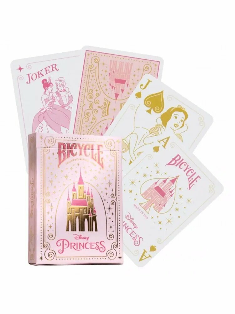 Карты игральные Bicycle Princess of Disney pink