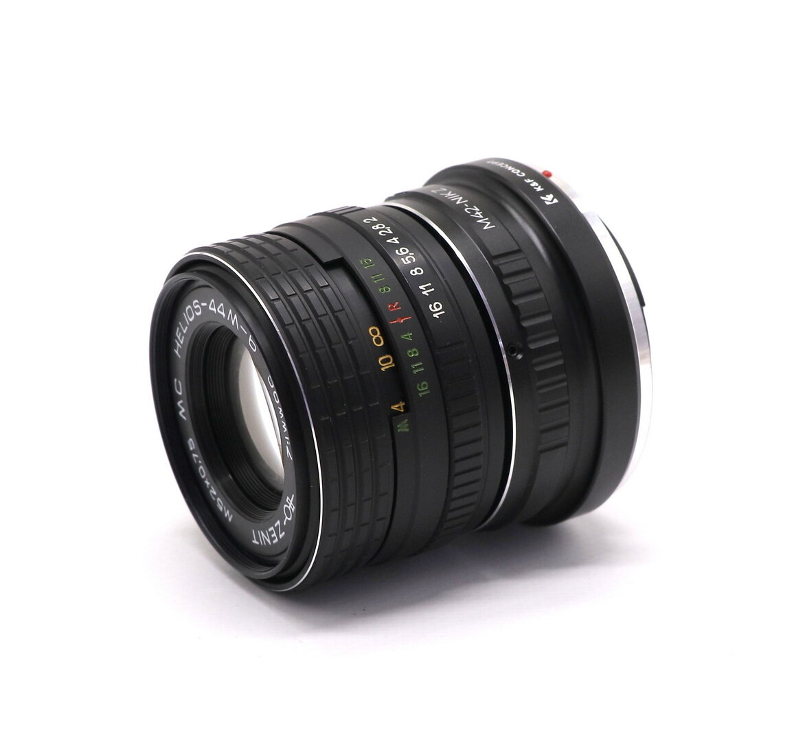 Объектив Гелиос-44М-6 МС 2/58 + адаптер K&F Concept для Nikon Z — винтажный премиум комплект