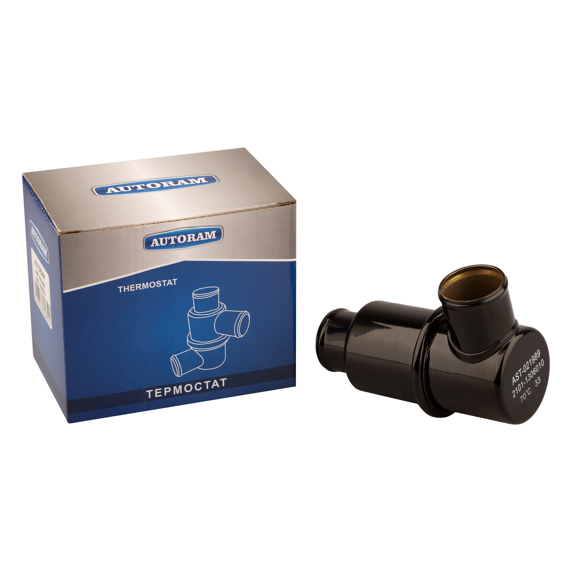 Термостат ВАЗ 2107, Нива 21214, ВАЗ 2101-2106, Нива 21213 (летний 70 градусов) AUTORAM 2101-1306010