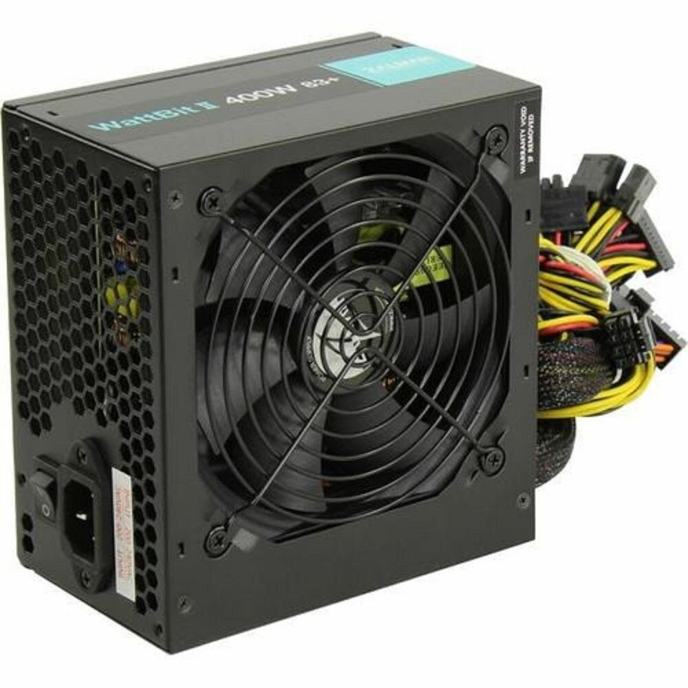 Zalman Блок питания ZM400 - XEII Wattbit 83+ ATX, 20+4 pin, 120mm fan, 4xSATA ZM400 - XEII