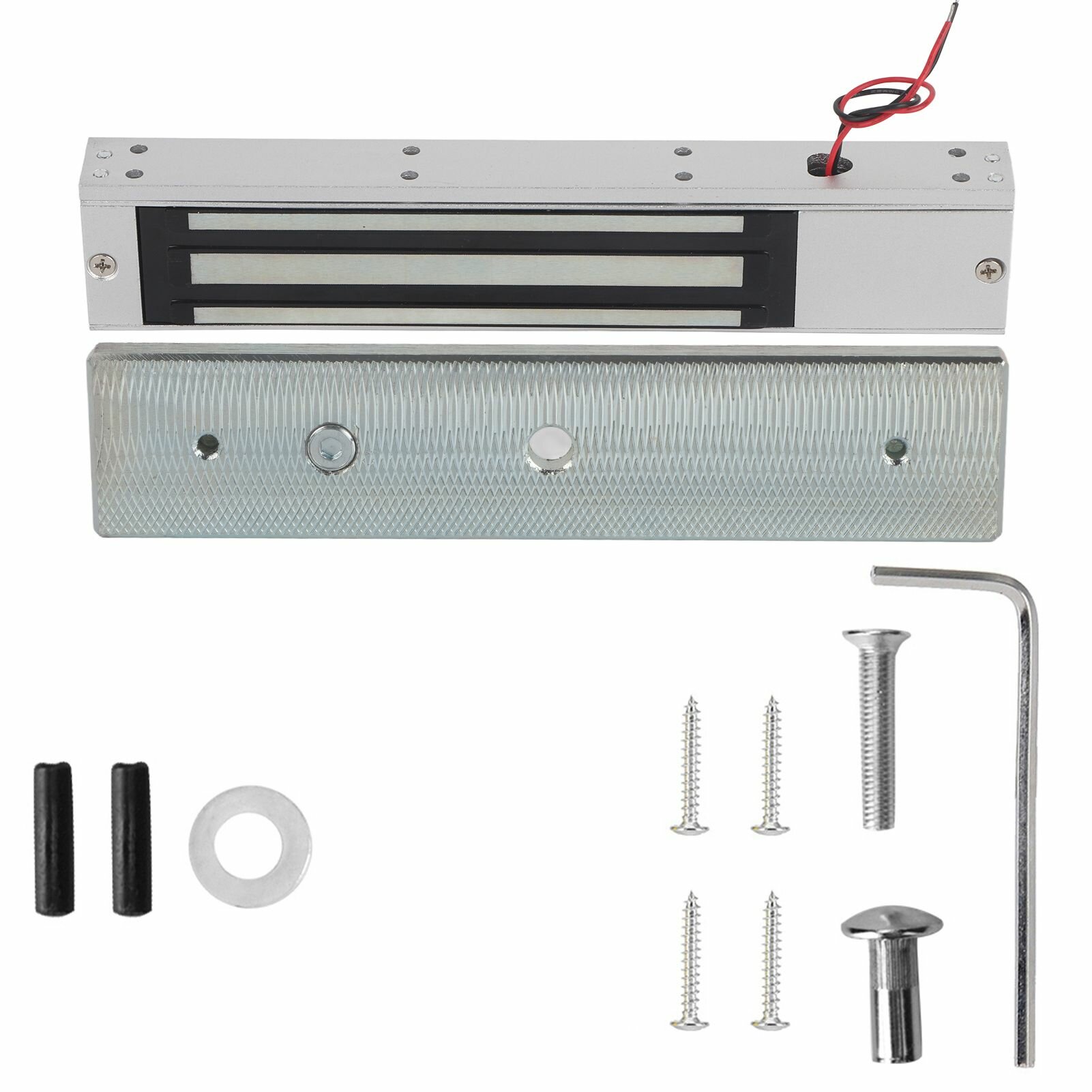 Электромагнитный замок 12 В, 280 кг, для деревянных, металлических и стеклянных дверей, с LED-индикатором