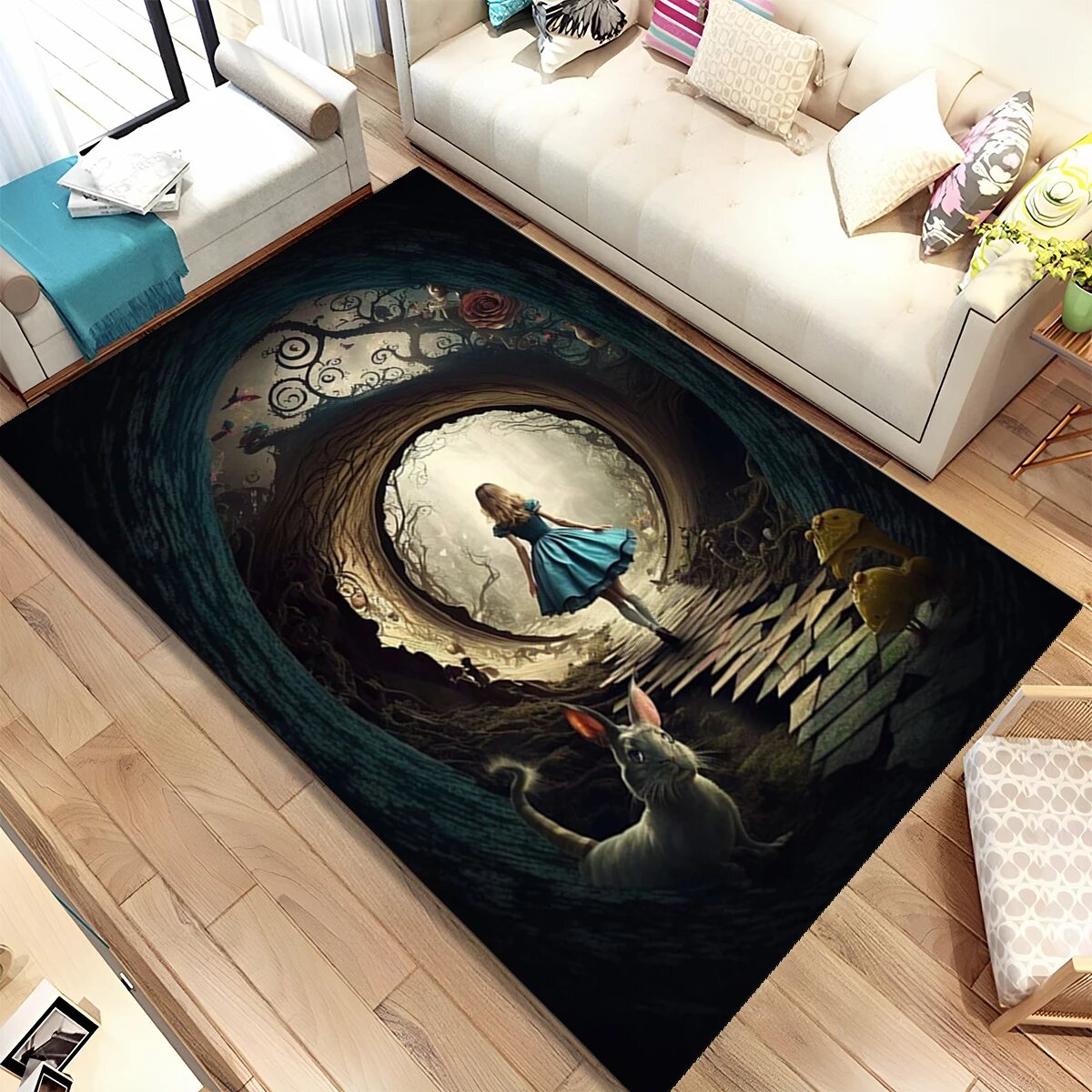 Ковёр MINISO Чеширский Кот, 25, 100x150cm(39x59in)