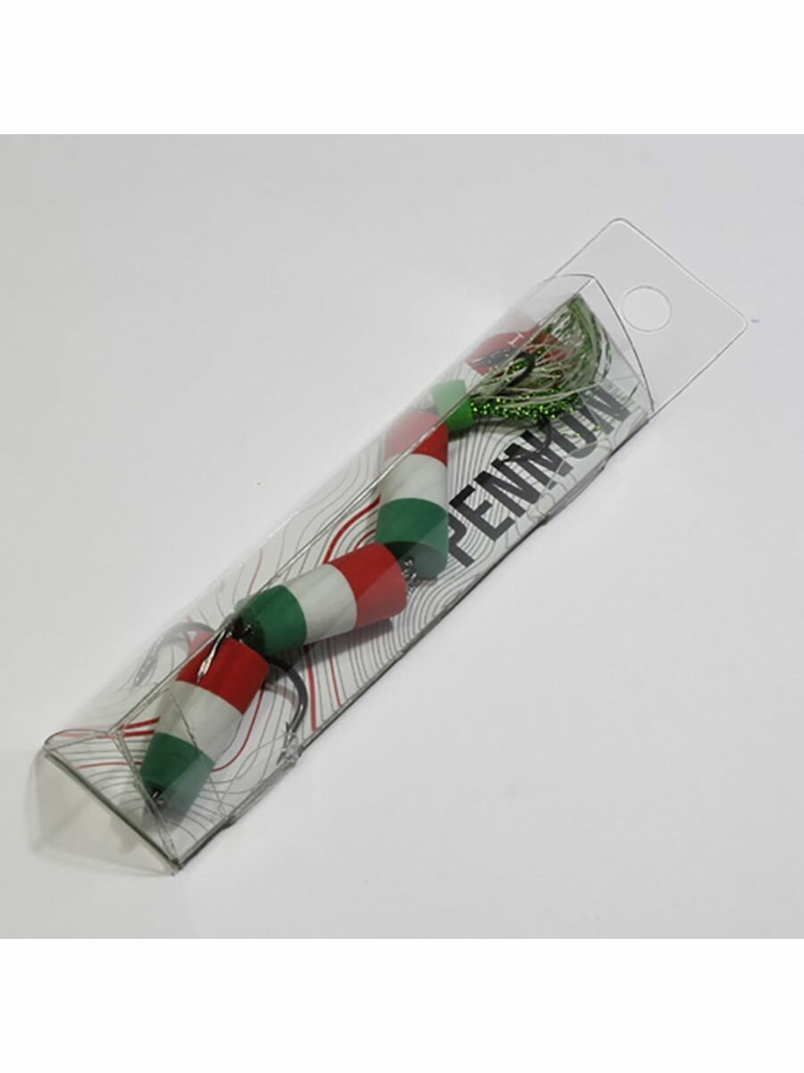 Приманка джиговая LUCKY JOHN PENNON 130 зел./бел./крас. в блистере (упк.5шт.)