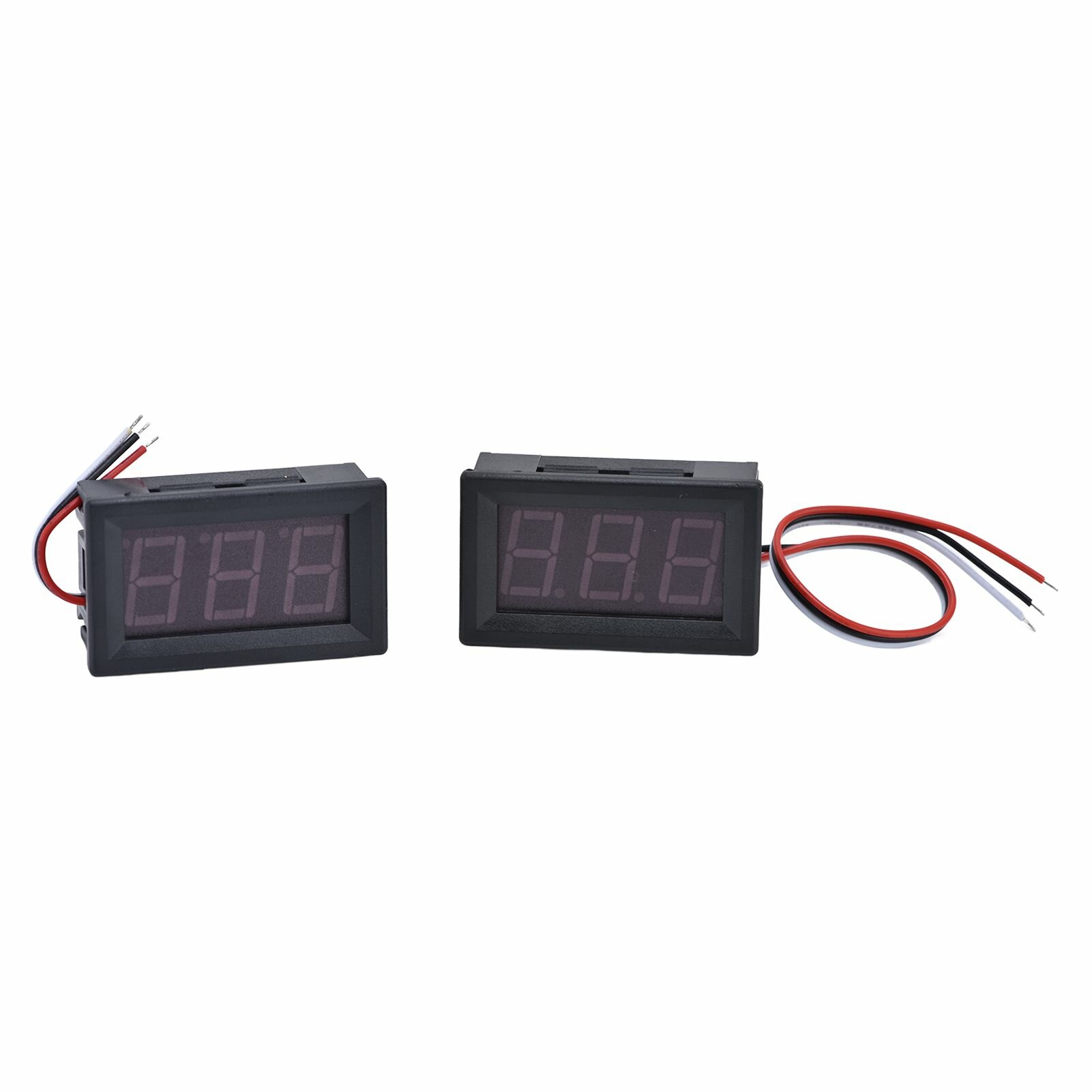 3-проводный вольтметр 0.56" LED DC 0-99.9В синий/красный