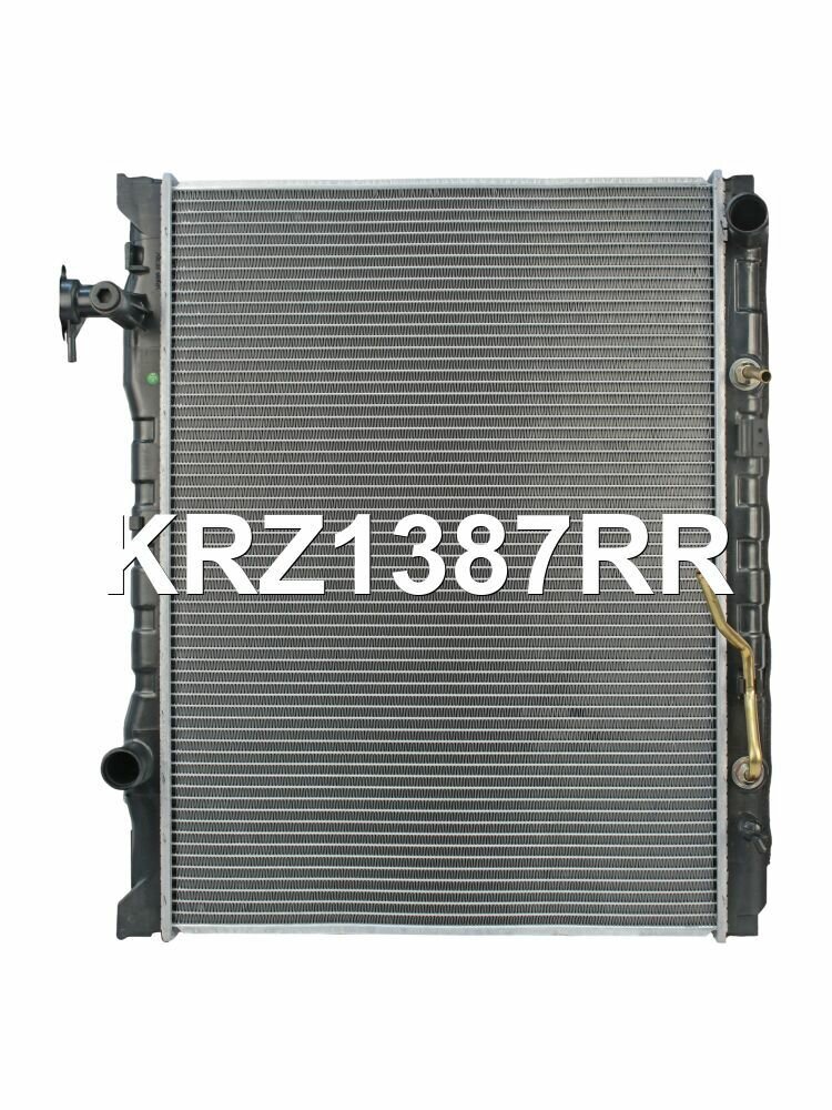 Паяный радиатор системы охлаждения Krauf KRZ1387RR для Kia Sorento