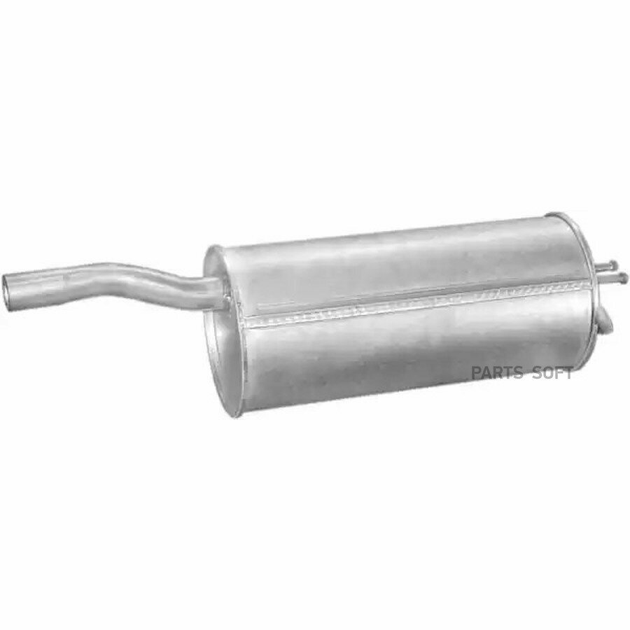 Глушитель задняя часть от официального дистрибьютора, POLMOSTROW, артикул 07415