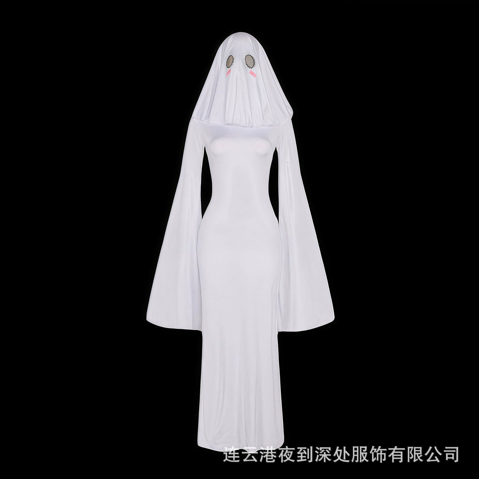 Костюм для косплея девушки-призрака на Хэллоуин, Кёко Леди в том же стиле, милое платье для косплея призрака, белое, для взрослых