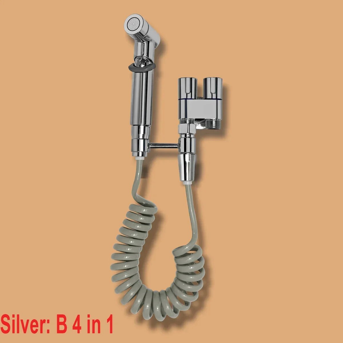 Набор распылителей для биде Brangdy Silver B 4 in 1