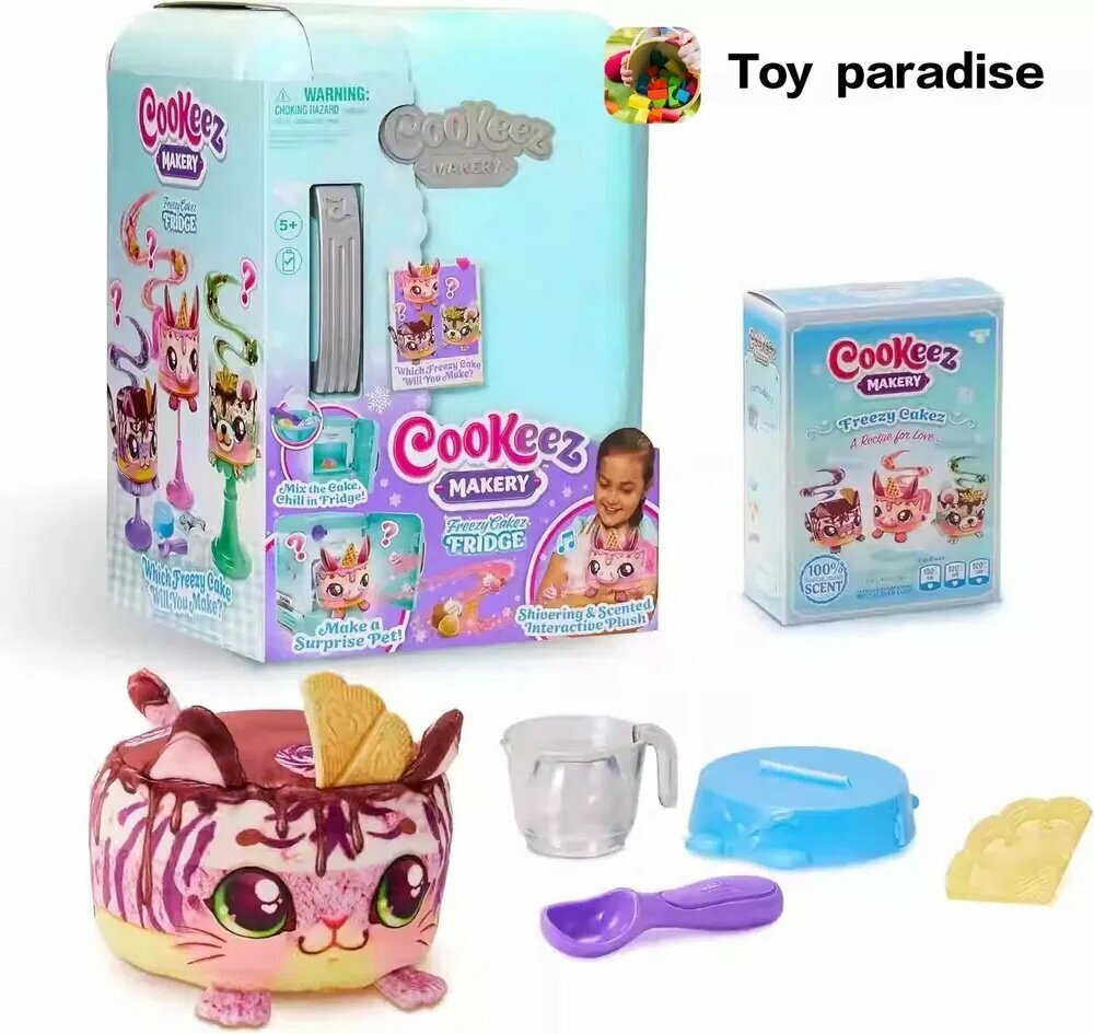 Cookeez Makery Игровой набор Мини-холодильник для приготовления печенья Freezy Cakez Playset