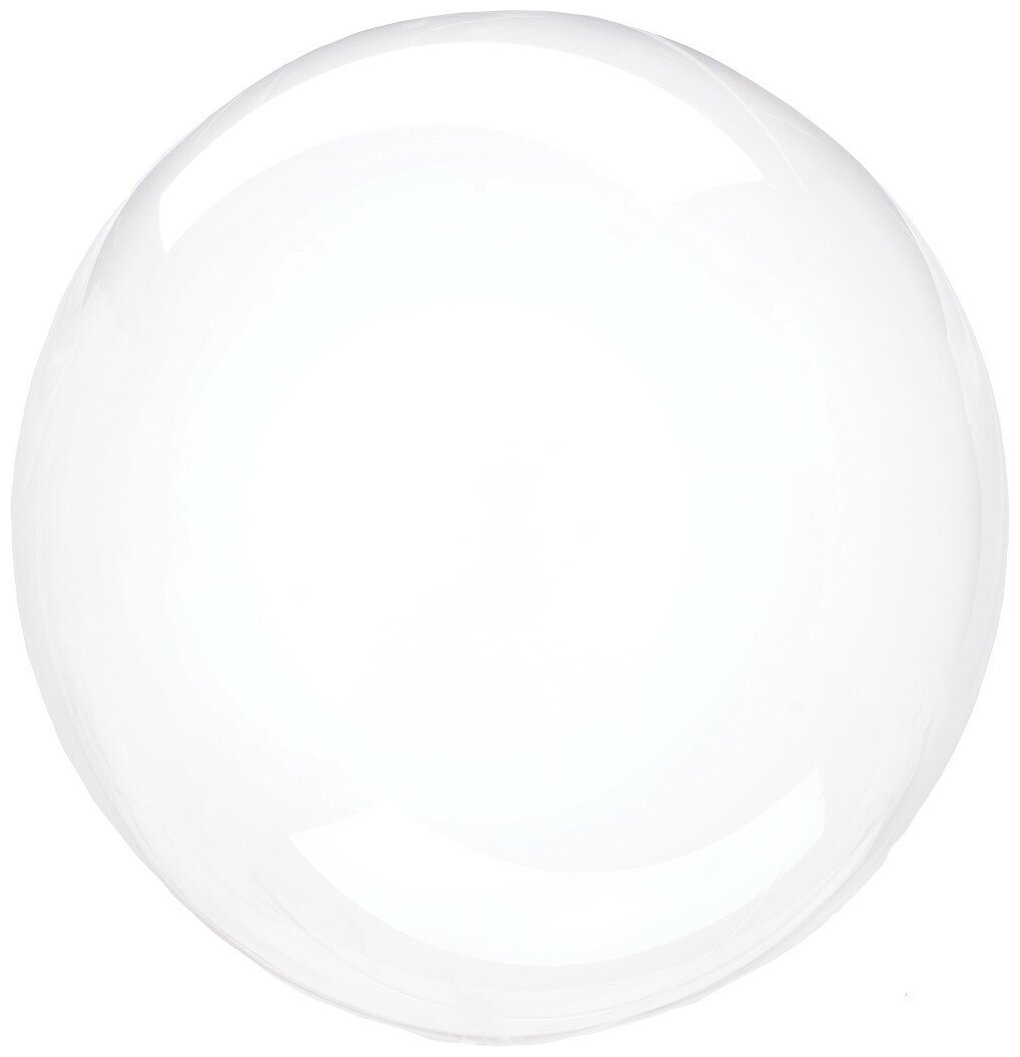 Шар (30'/76 см) Deco Bubble, Прозрачный, Кристалл, 10 шт. в