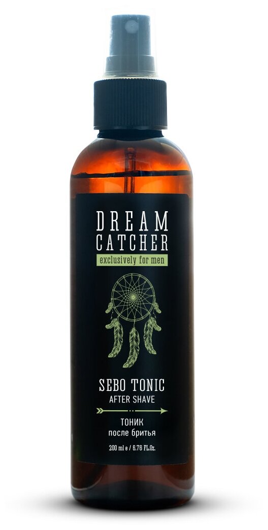 Тоник после бритья DREAM CATCHER Sebo Tonic After Shave 200 мл, для жирной кожи
