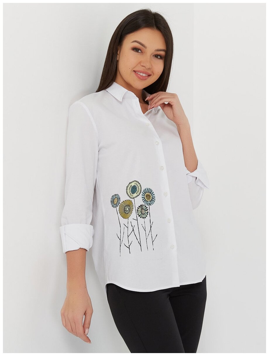 Рубашка KK-B-003B-белый.принт-2