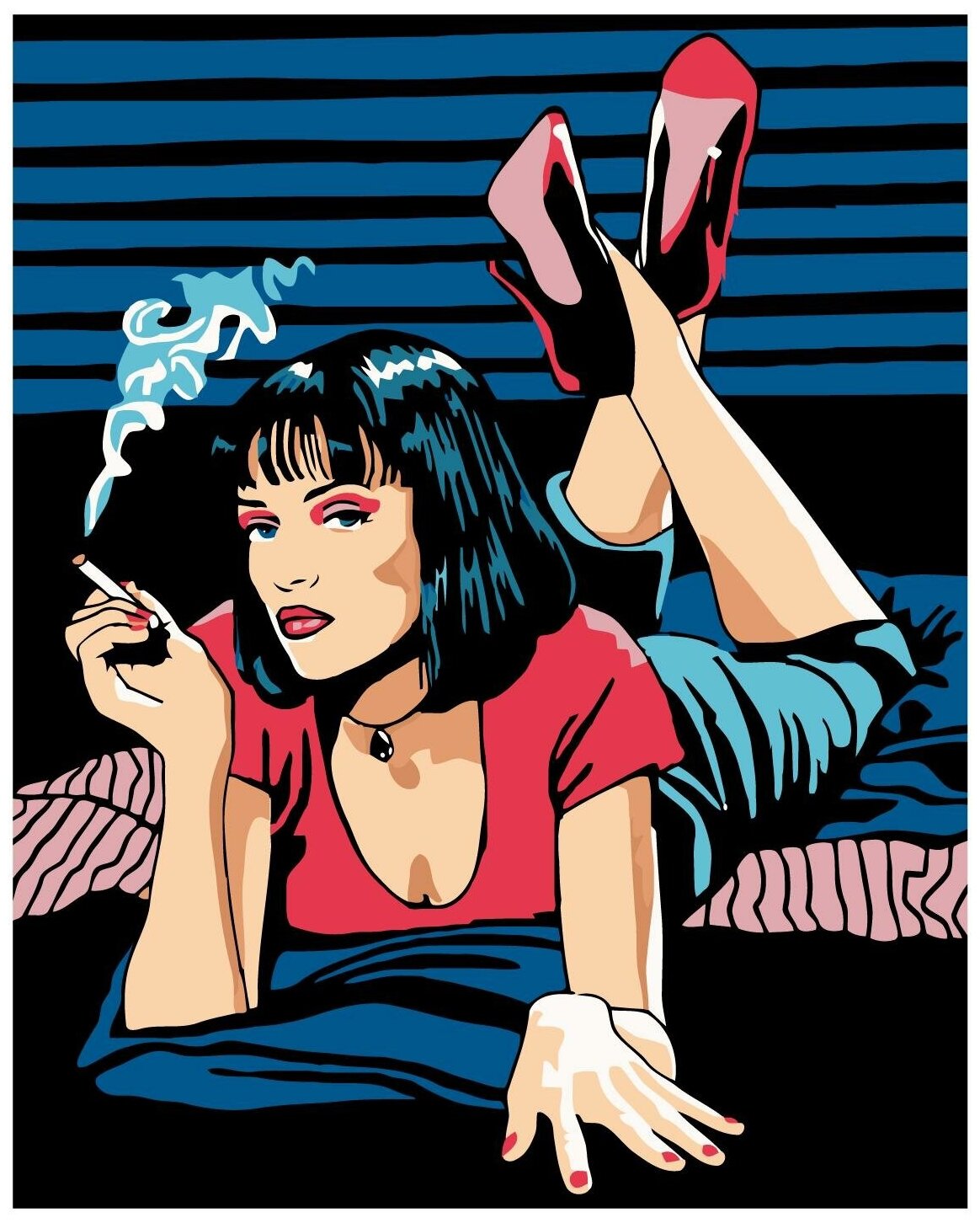 Доброго вечера Раскраска картина по номерам на холсте