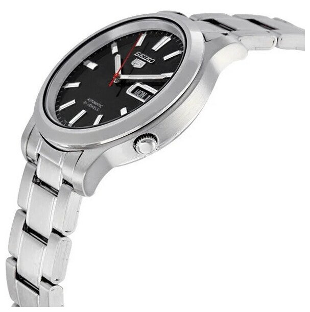 Наручные часы SEIKO SEIKO 5, серебристый/черный — фото 1