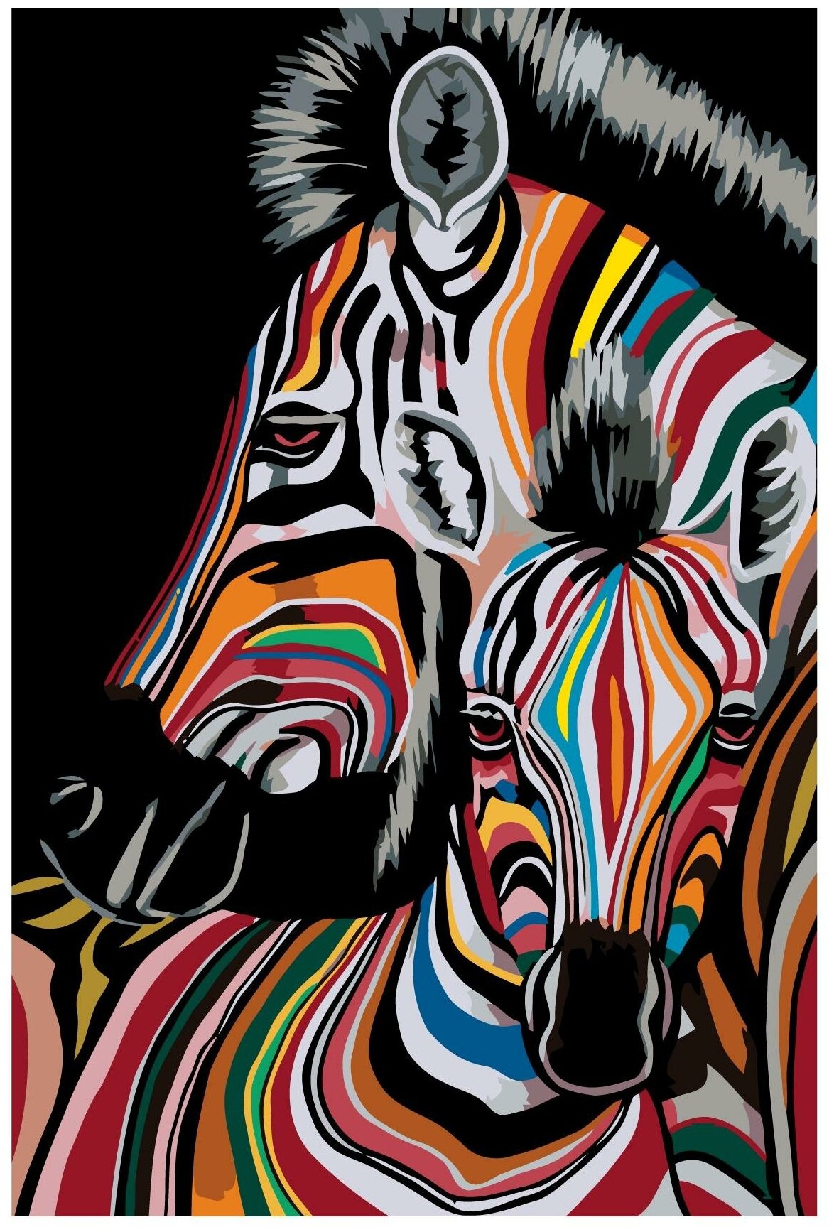 Картина по номерам, "Живопись по номерам", 80 x 120, PA111